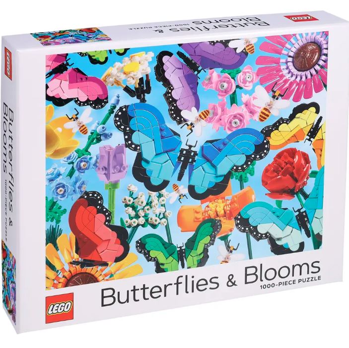 Puzzle LEGO Butterflies & Blooms 1000 Piece Jigsaw Puzzle – Georges ...